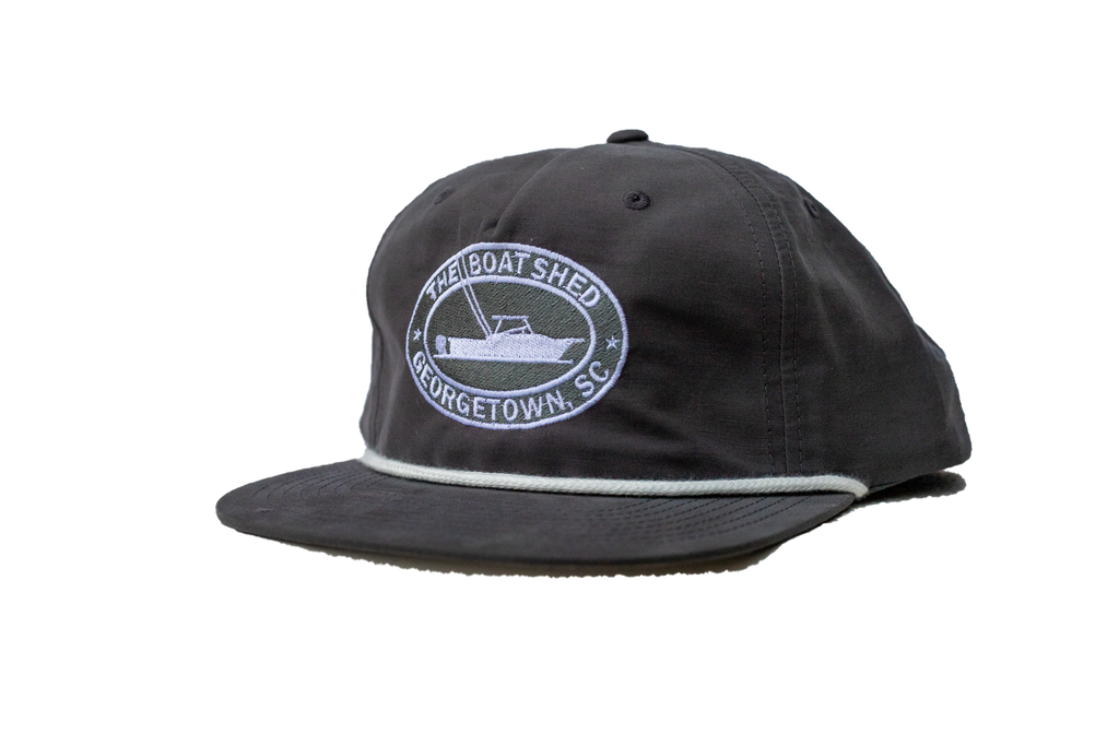 The Boat Shed Logo Rope Hat | The Boat Shed — The Boat Shed Store