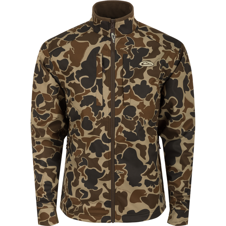 Drake Camo Windproof Softshell Jacket | The Boat Shed — The Boat Shed Store