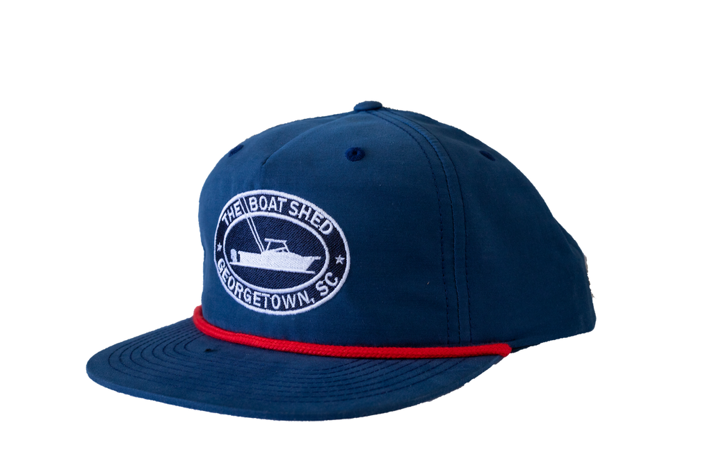 The Boat Shed Patriotic Logo Rope Hat | The Boat Shed — The Boat Shed Store