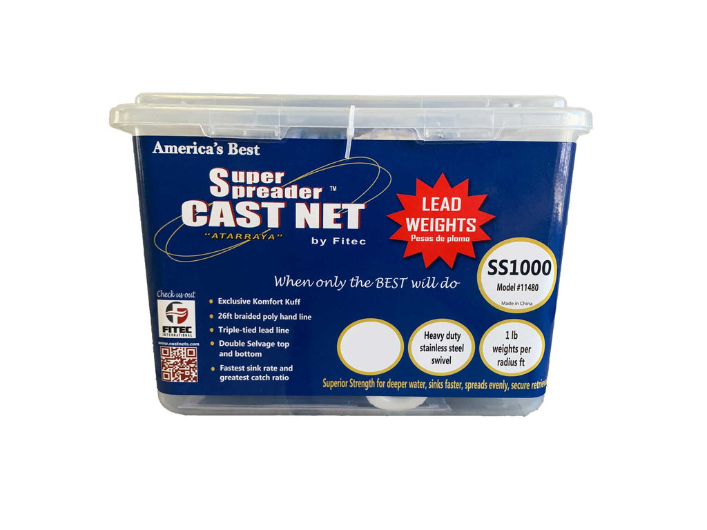 Fitec Super Spreader Cast Nets | The Boat Shed — The Boat Shed Store