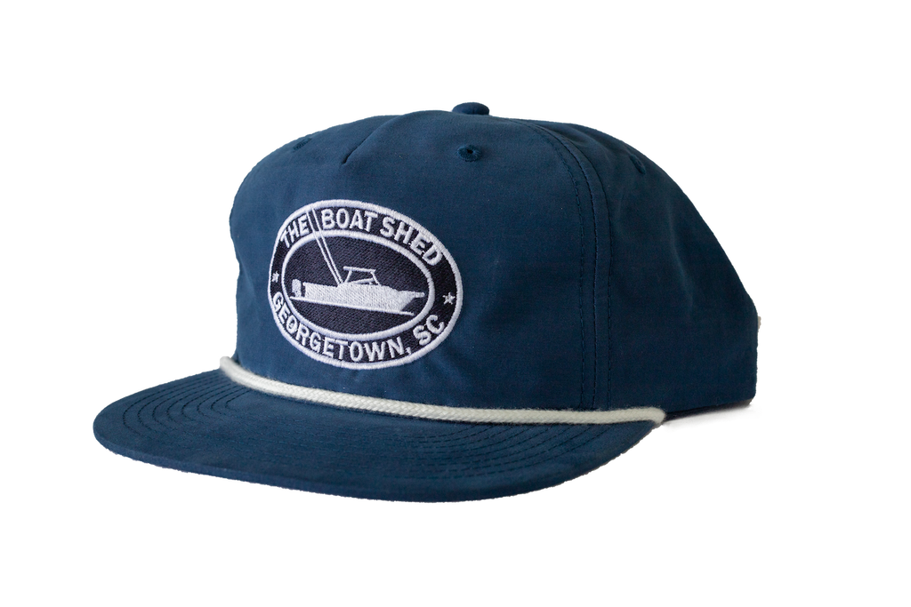 The Boat Shed Logo Rope Hat | The Boat Shed — The Boat Shed Store